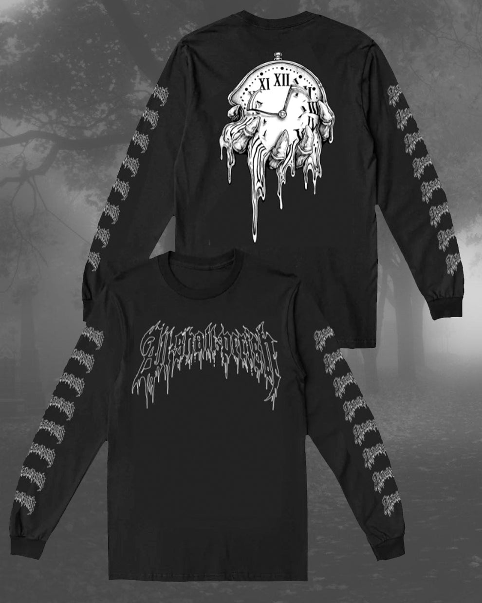 All Shall Perish - Time Waits For No One Long Sleeve – Official All ...